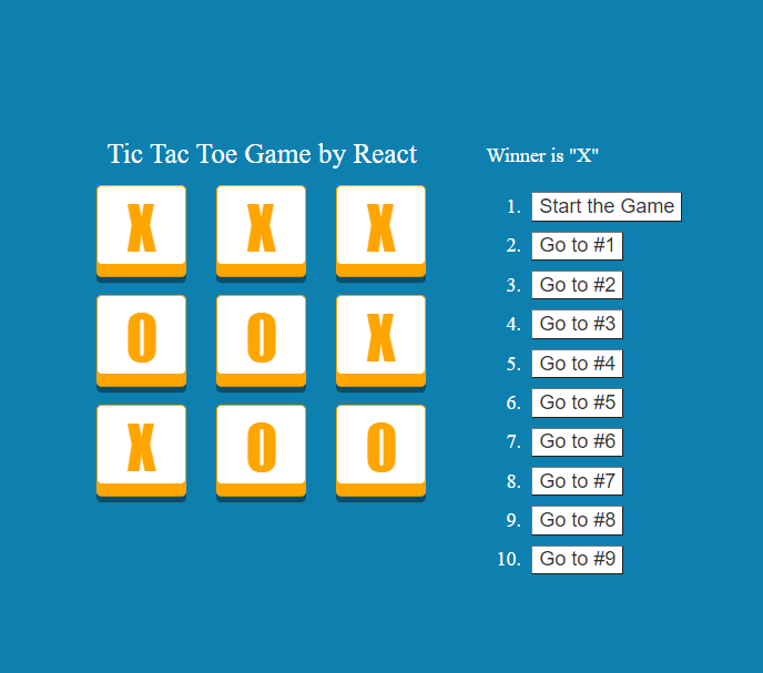 GitHub - OybekKayumov/react-tic-tac-toe