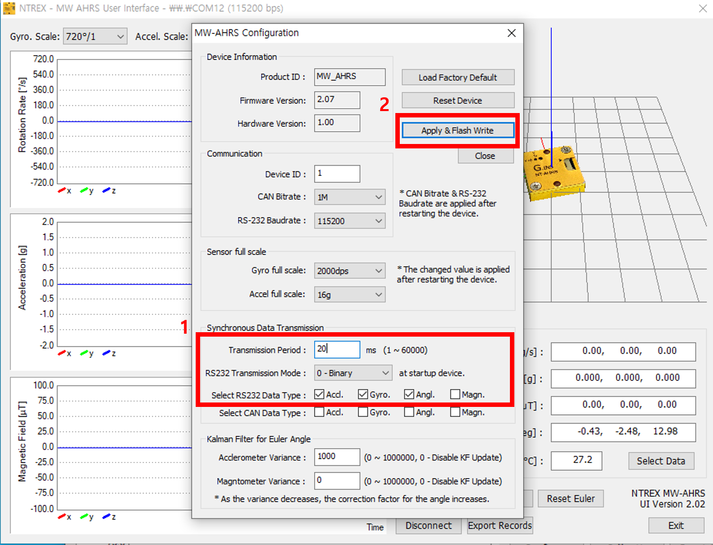 GitHub - ntrexlab/STELLA_AHRS_Preferences