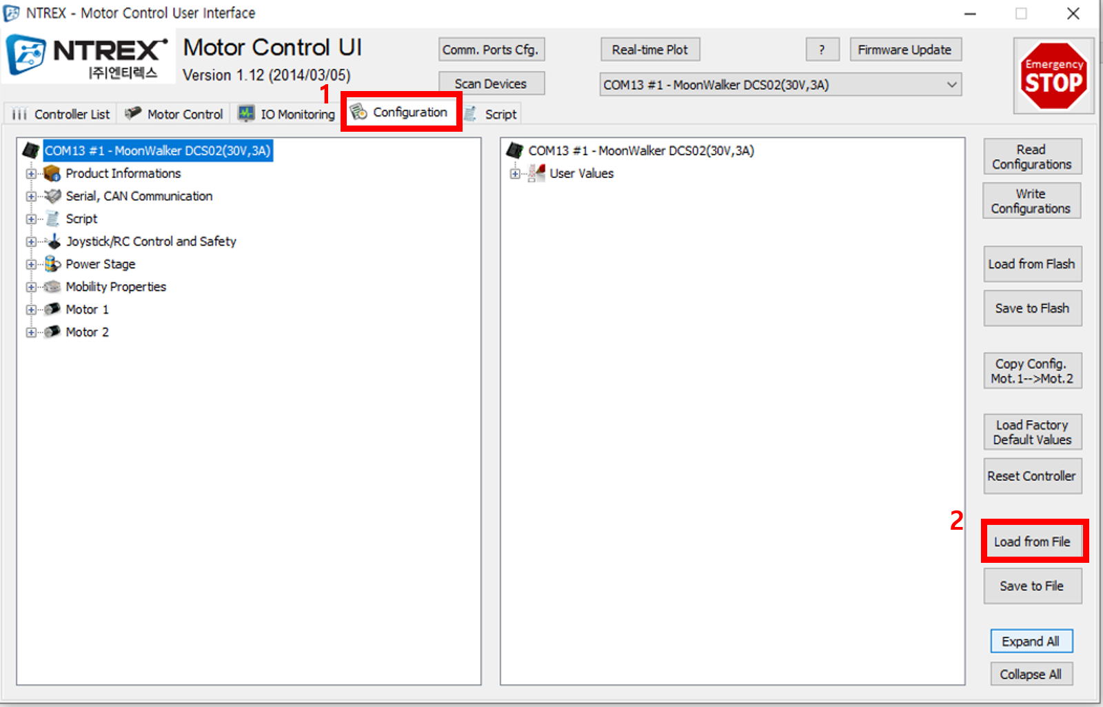 GitHub - ntrexlab/STELLA_MotorControllers_Preferences