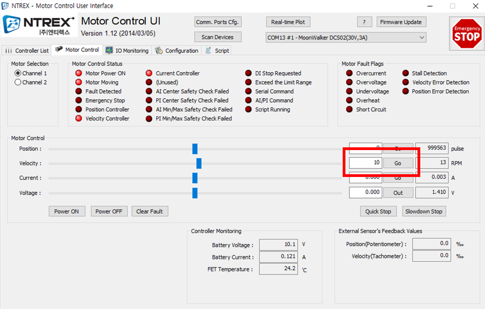 GitHub - ntrexlab/STELLA_MotorControllers_Preferences