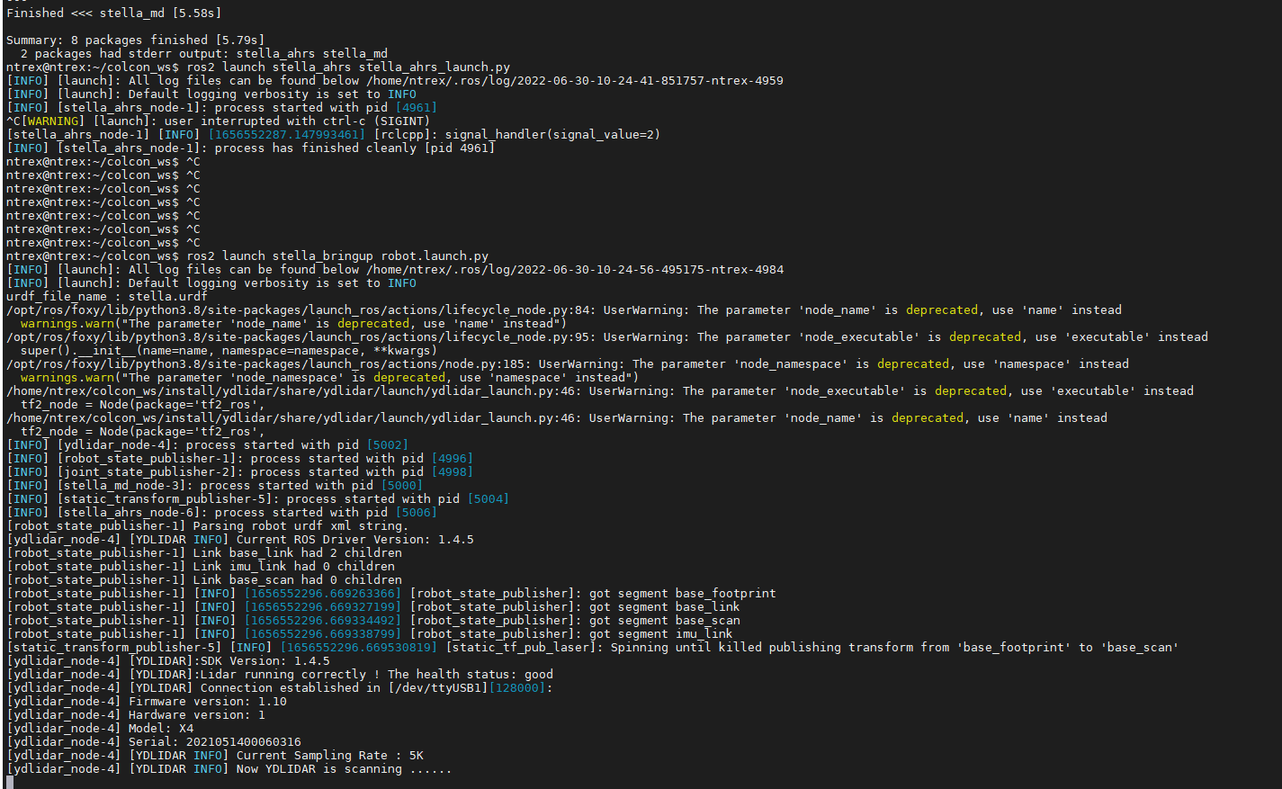 GitHub - ntrexlab/STELLA_N1-ROS2_stella_bringup_PC