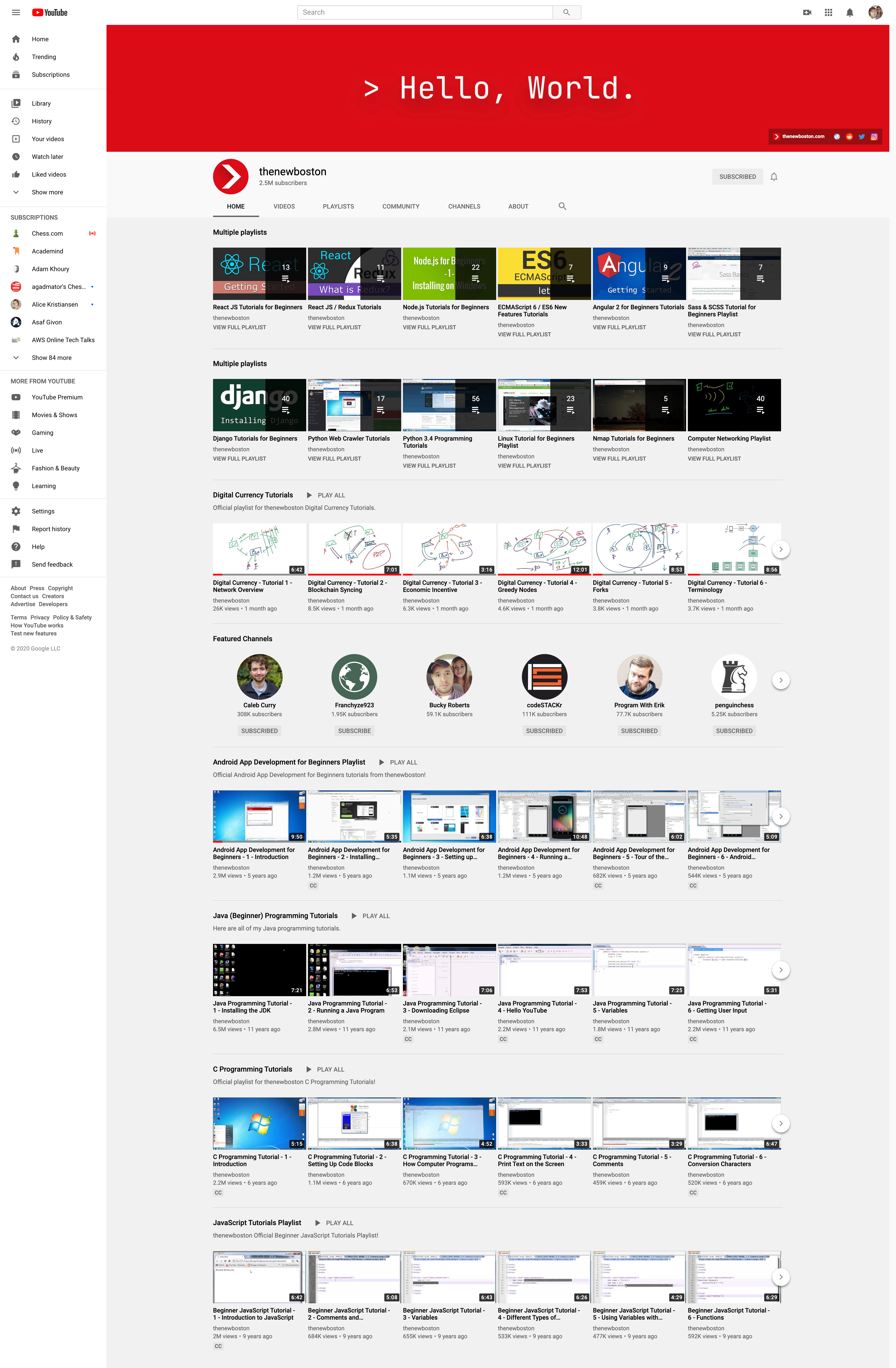 YouTube channel banner · Issue #109 · thenewboston-blockchain/Design ...