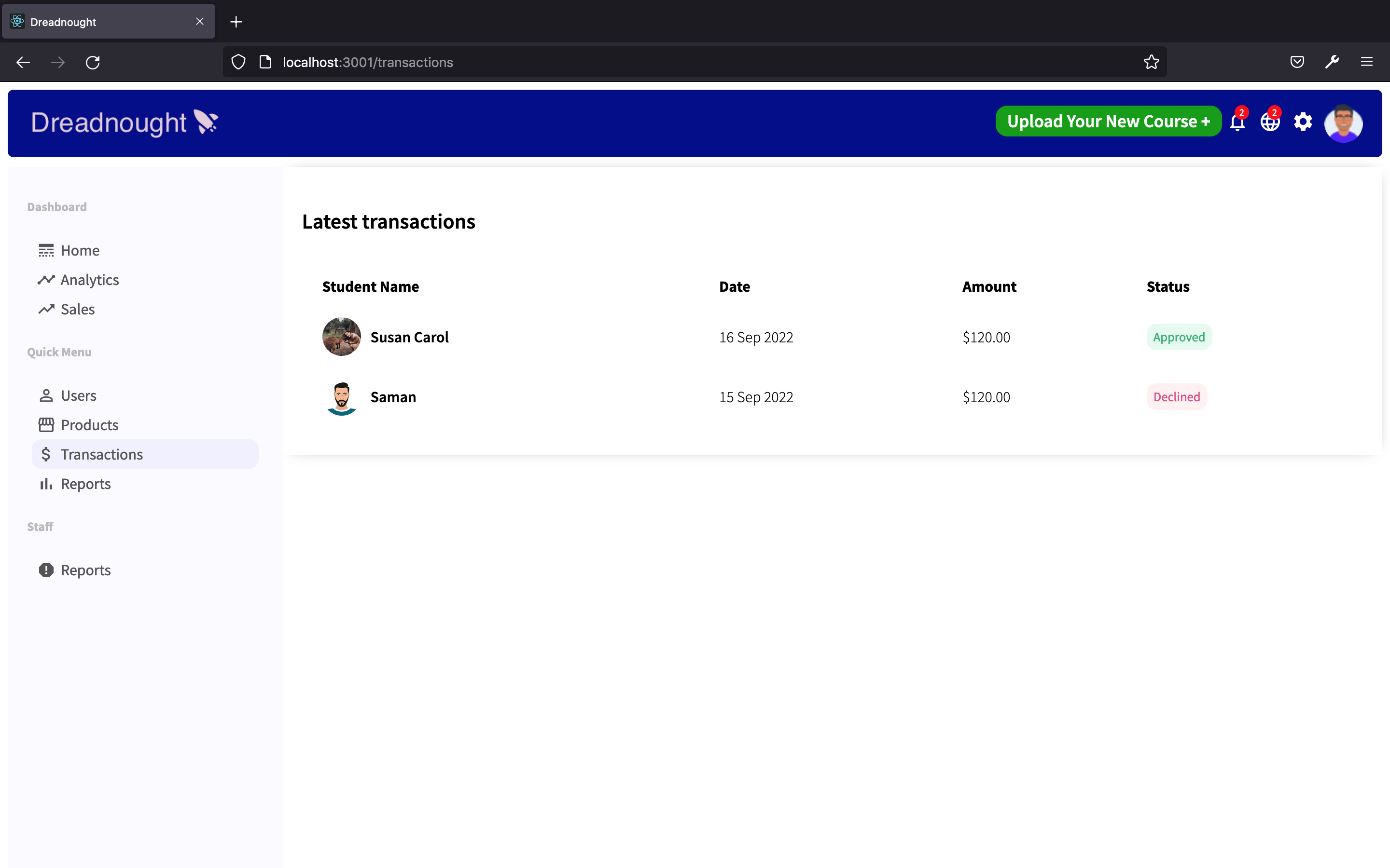 GitHub - asjadh-wazeer/dashboard-for-dreadnough-web-app