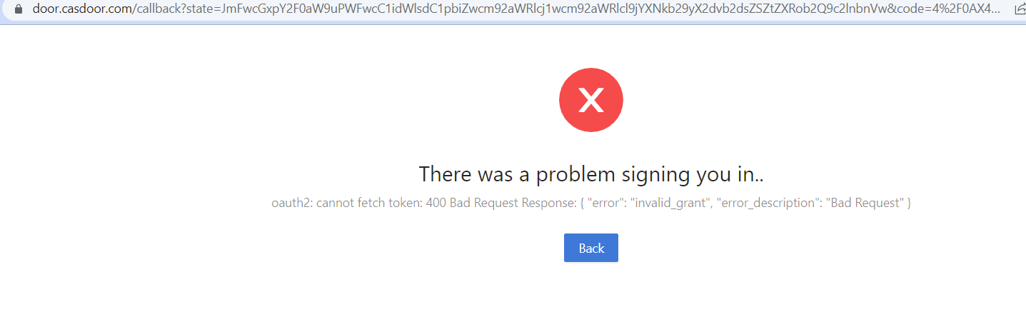Google login has failed · Issue #837 · casdoor/casdoor · GitHub