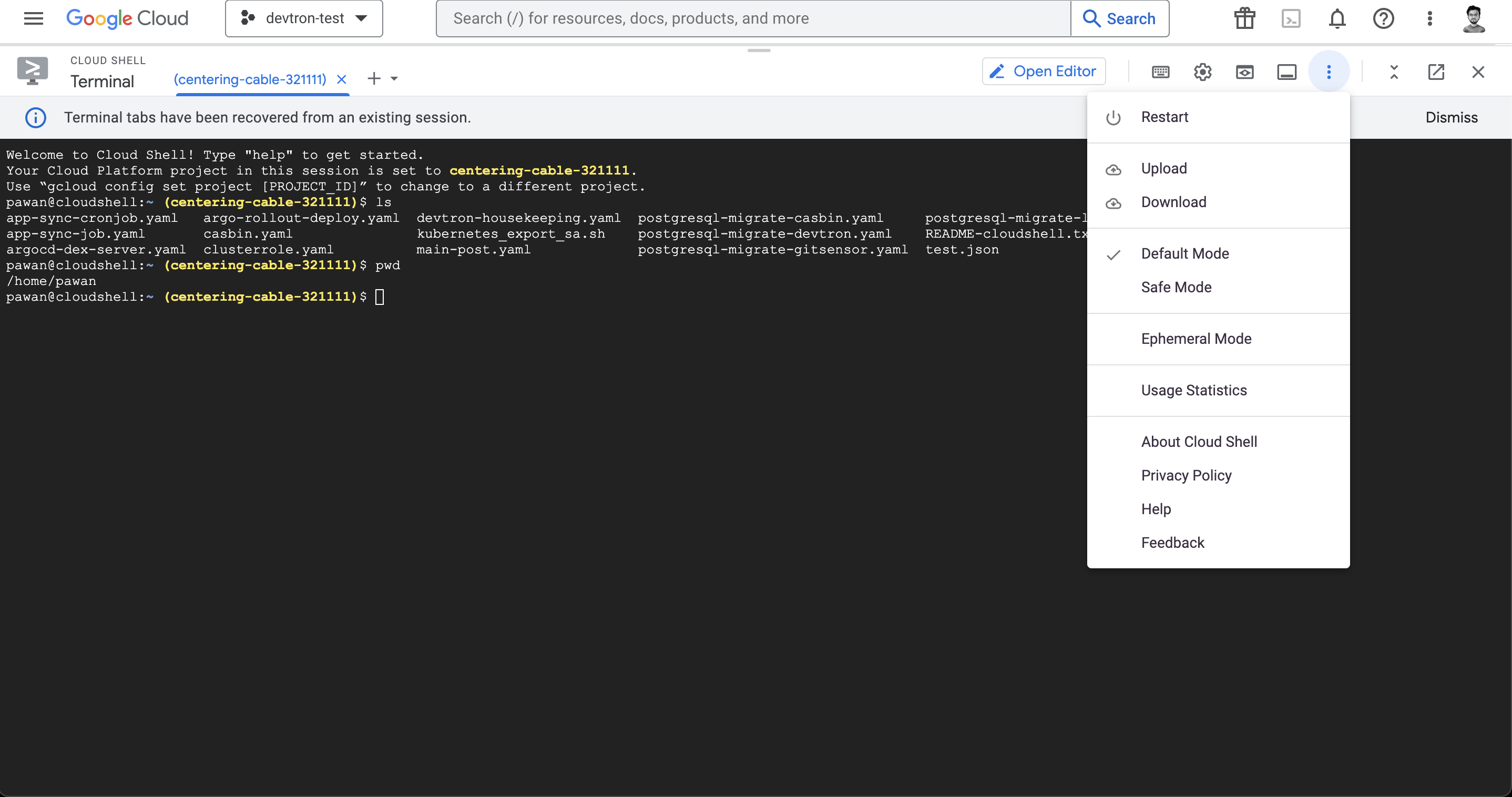 Feature: Need support to download content from pod/cluster terminal · Issue #3231 · devtron-labs ...