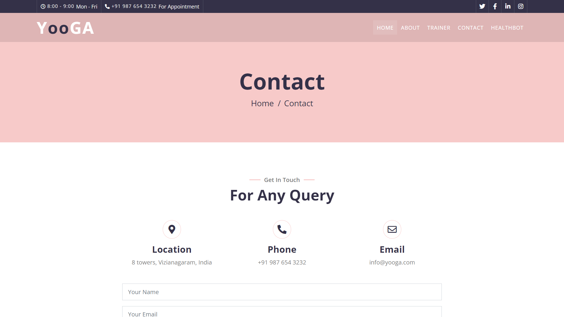 GitHub - Ganesh-Sharma-21/FRT_YooGA: This project gives a platform to expand YooGA online so ...