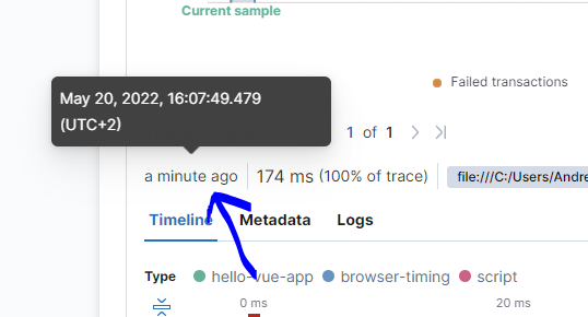 Localize time in APM Transactions Metadata · Issue #132678 · elastic/kibana · GitHub