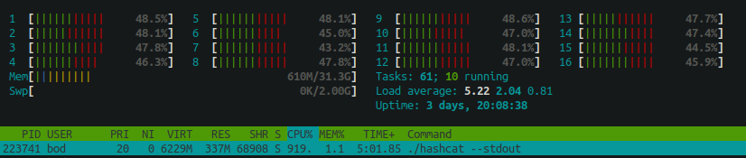 --stdout performance is slow · Issue #3162 · hashcat/hashcat · GitHub