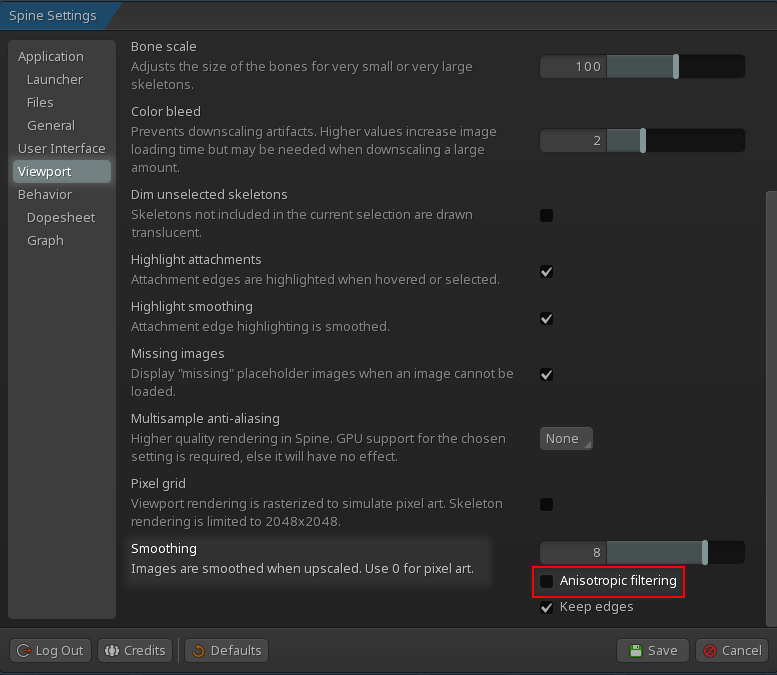Export artifacts when anisotropic filtering is enabled on M1 · Issue #651 · EsotericSoftware ...