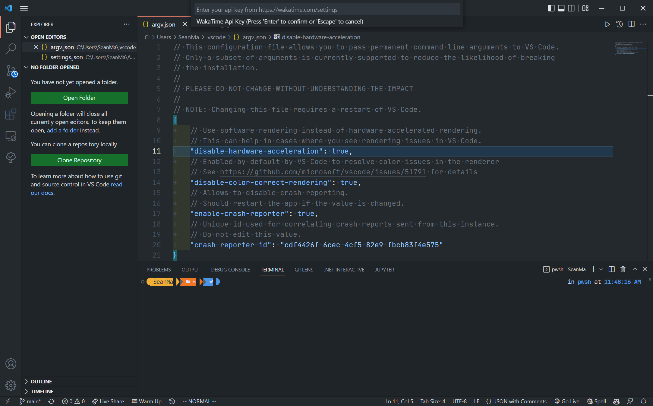Powerline glyph color weird in VSCode integrated terminal · Issue #156129 · microsoft/vscode ...