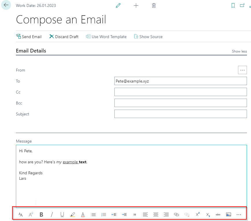 Email Outbox html text editor functionality · Issue #15040 · microsoft/ALAppExtensions · GitHub