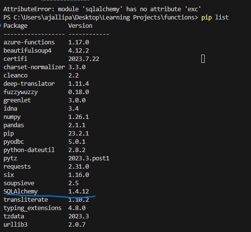 Unable To Use Methods From Sqlalchemy · Issue 4981 · Microsoft Pylance Release · Github