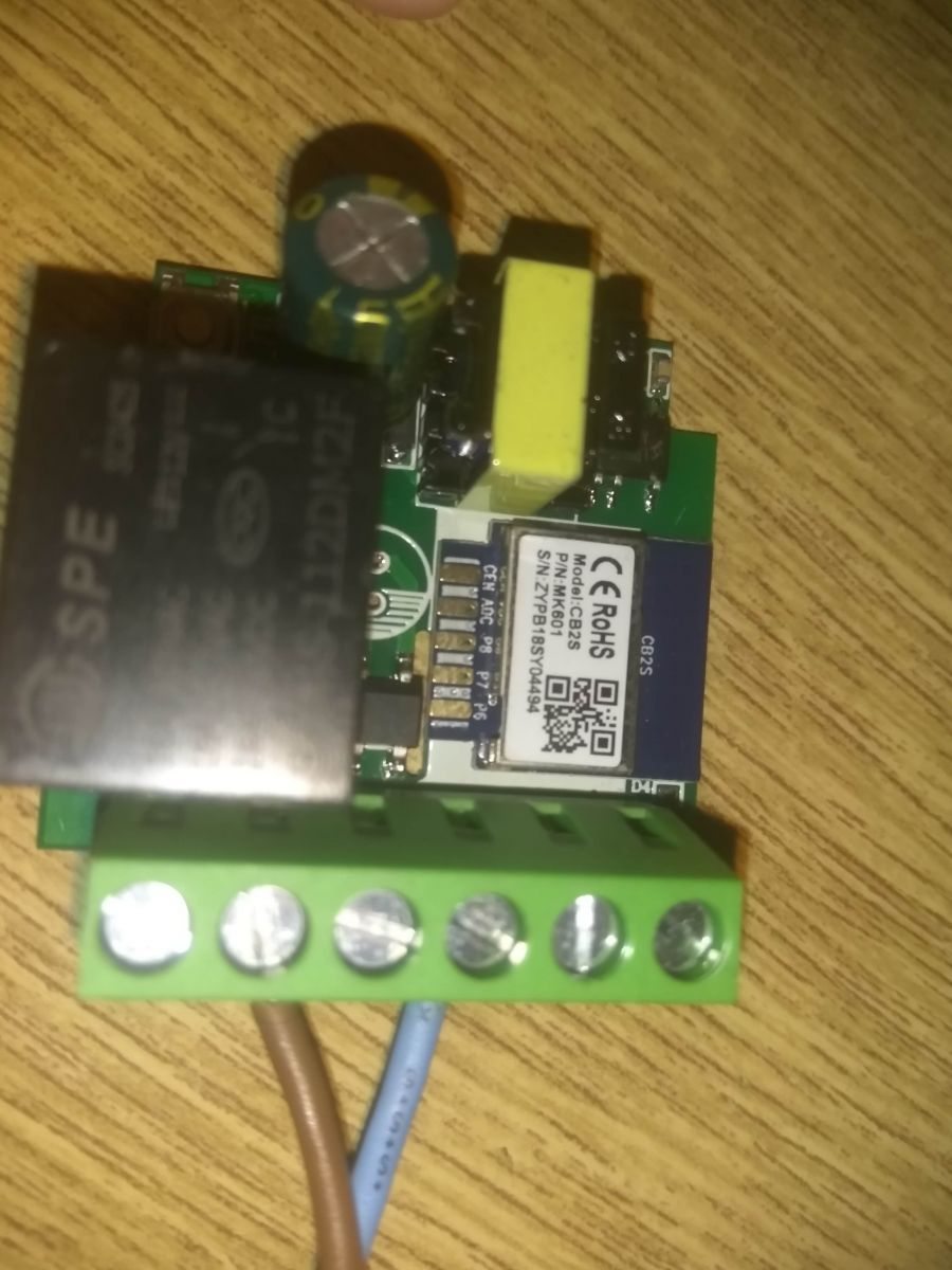 MK601 CB2S smart switch (a smart switch very hard to program, because the RX/TX are covered by ...