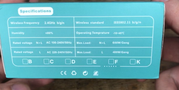 smart switch WB3S 2 gang with RF from eBay DS-101 DS101 (for flashing ...