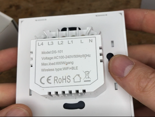 smart switch WB3S 2 gang with RF from eBay DS-101 DS101 (for flashing ...