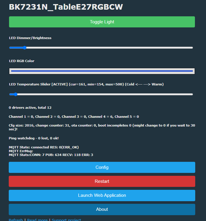 mqtt discconect and connects every 60 seconds · Issue #204 · openshwprojects/OpenBK7231T_App ...