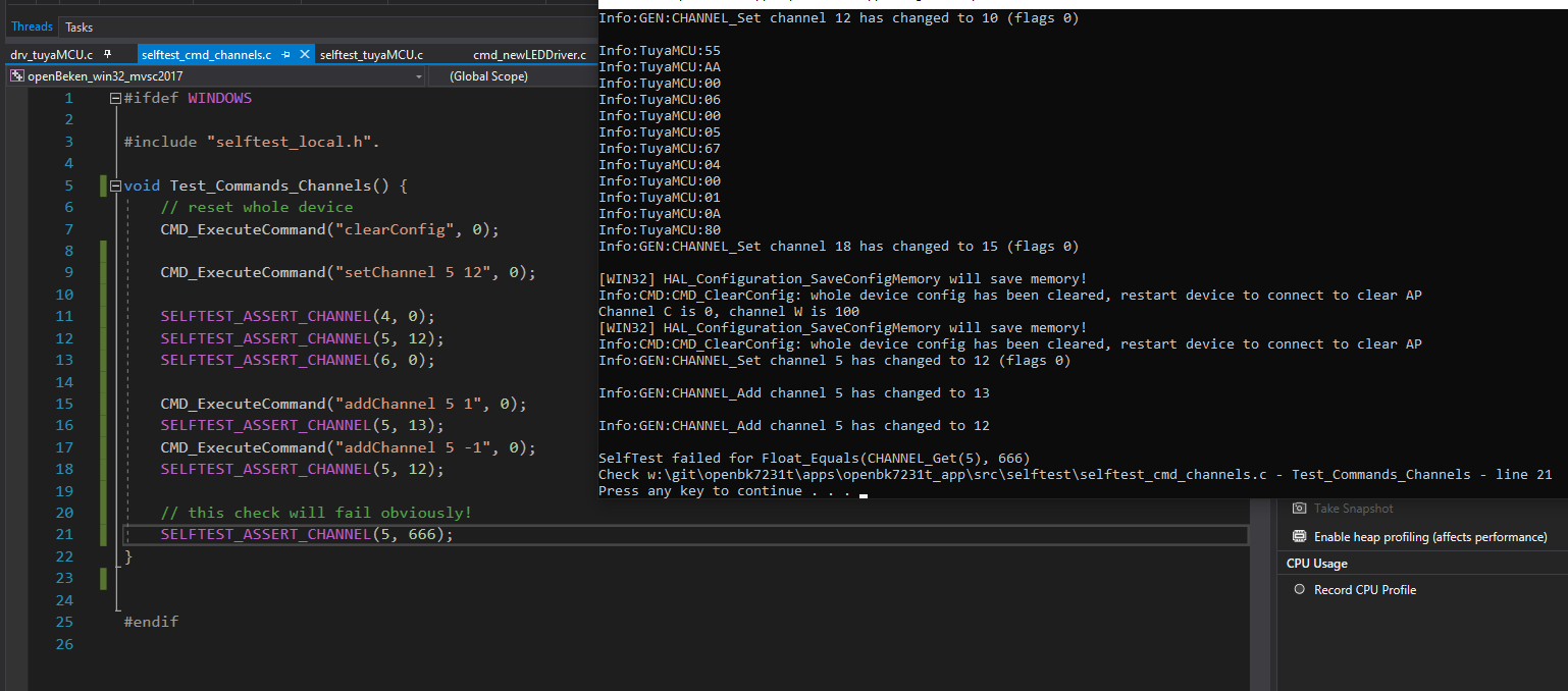 [Important] Introducing automatic self-tests, currently Windows-only ...