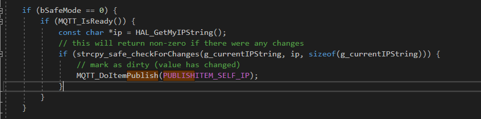 MQTT initial reported IP address not updated · Issue #561 · openshwprojects/OpenBK7231T_App · GitHub