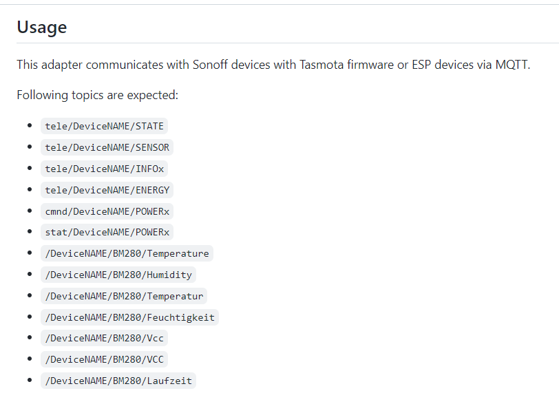 Feature Request / Howto / MQTT for iobroker Sonoff Plugin · Issue #514 · openshwprojects ...