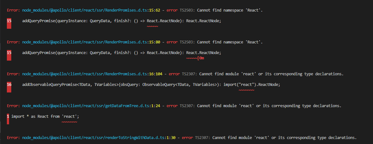 Breaking change with @defer changes and apollo angular package · Issue #10162 · apollographql ...