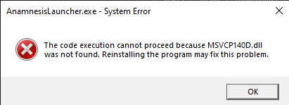 Code execution cannot proceed because .dll · Issue #395 · imchillin ...