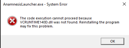 Code execution cannot proceed because .dll · Issue #395 · imchillin ...