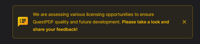 QuestPDF development and licensing opportunities · QuestPDF QuestPDF · Discussion #491 · GitHub