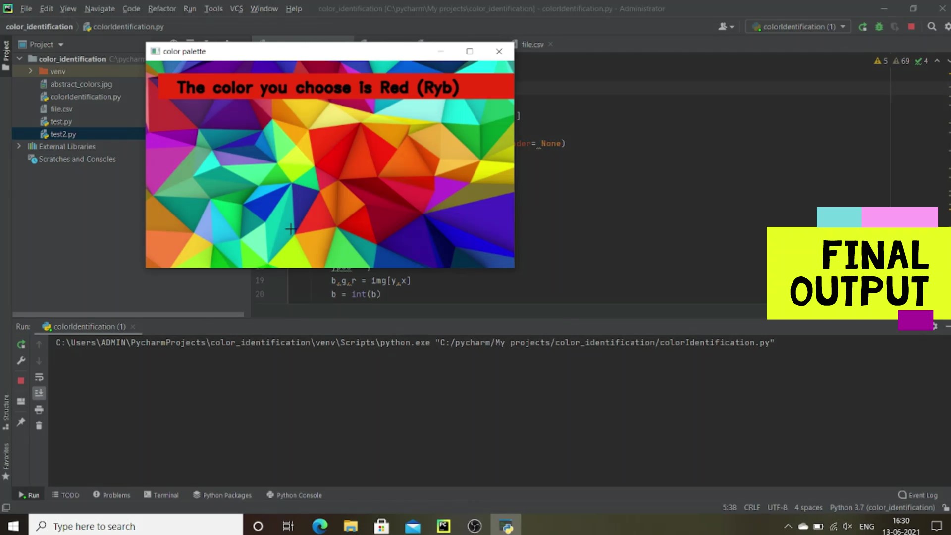 GitHub - amda-akhilesh/Color_Identification: This project helps us to ...