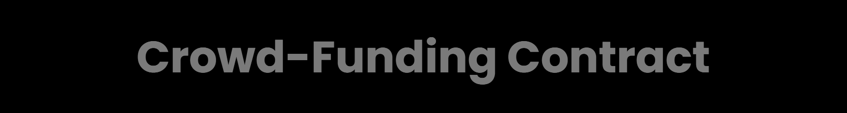 GitHub - vinayakj592/CrowdFunding