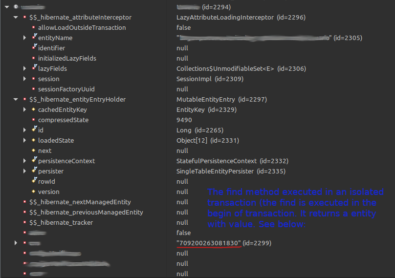 EntityManager find returns entity with all null fields · Issue #12427 · quarkusio/quarkus · GitHub