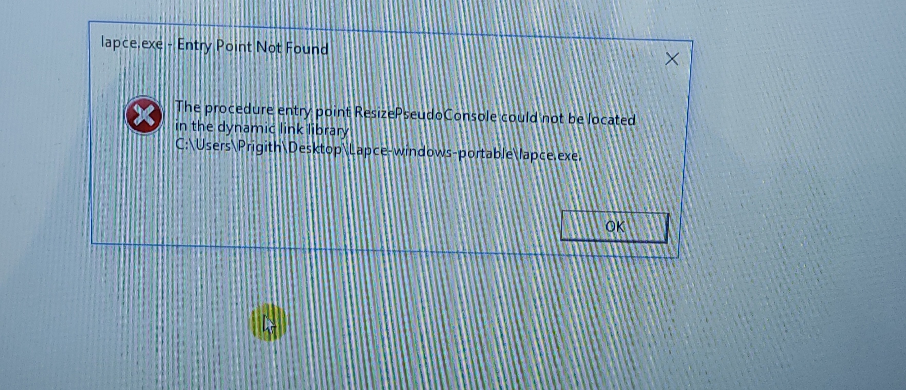 lapce- entry point is not found · Issue #1144 · lapce/lapce · GitHub