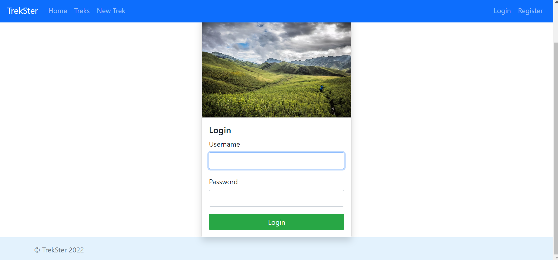 GitHub - swaroop-30/TrekSter: Dynamic Trek review and rating website.