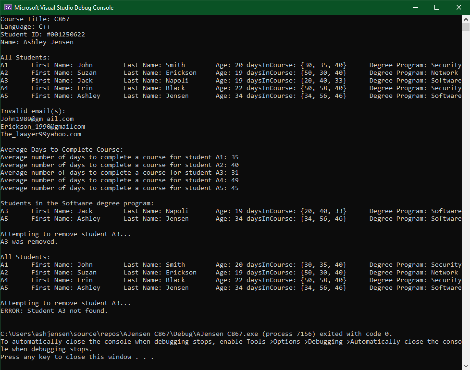 GitHub - ash-jensen/Roster-Application