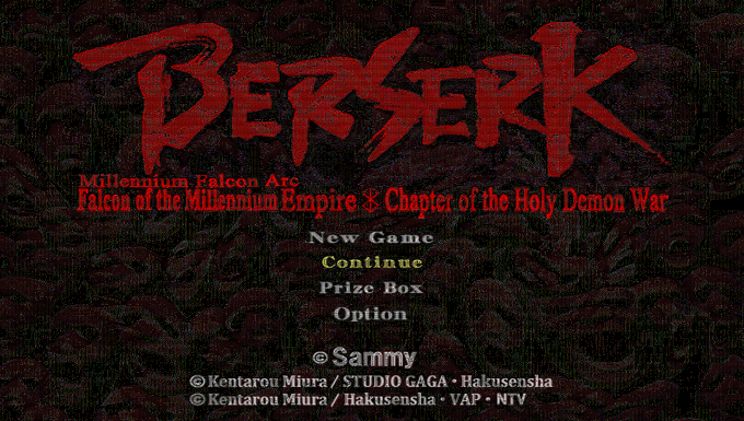 [BUG]: Berserk: Millennium Falcon Hen Seima Senki no Shō has the same artifact problem as Up ...