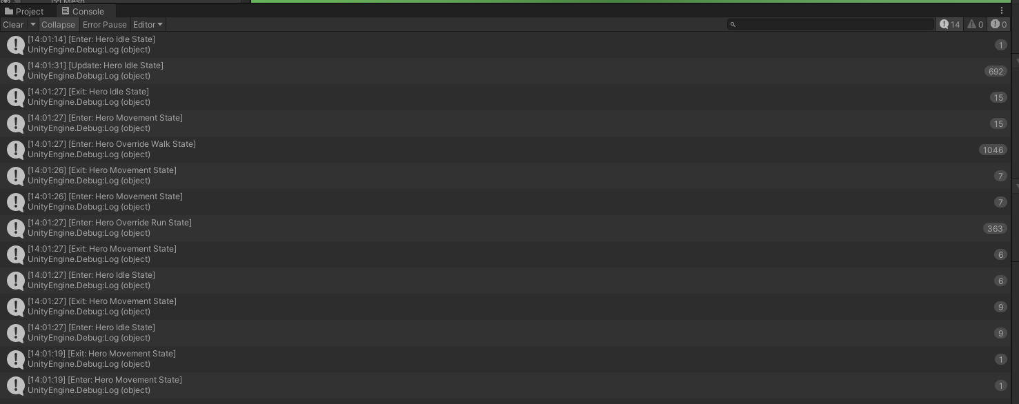 GitHub - RimuruDev/HeroStateMachineExample: FSM Pattern for Unity - Hero State Machine Example