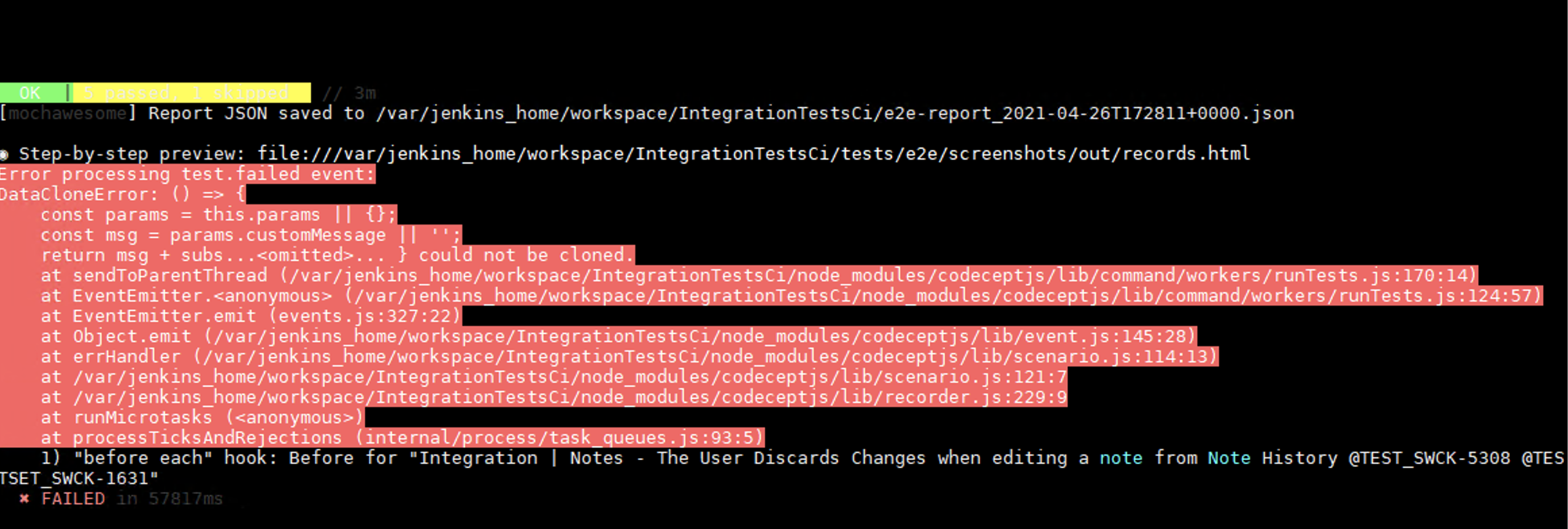 Incorrect BDD Parallel execution background fail/success · Issue #2889 · codeceptjs/CodeceptJS ...