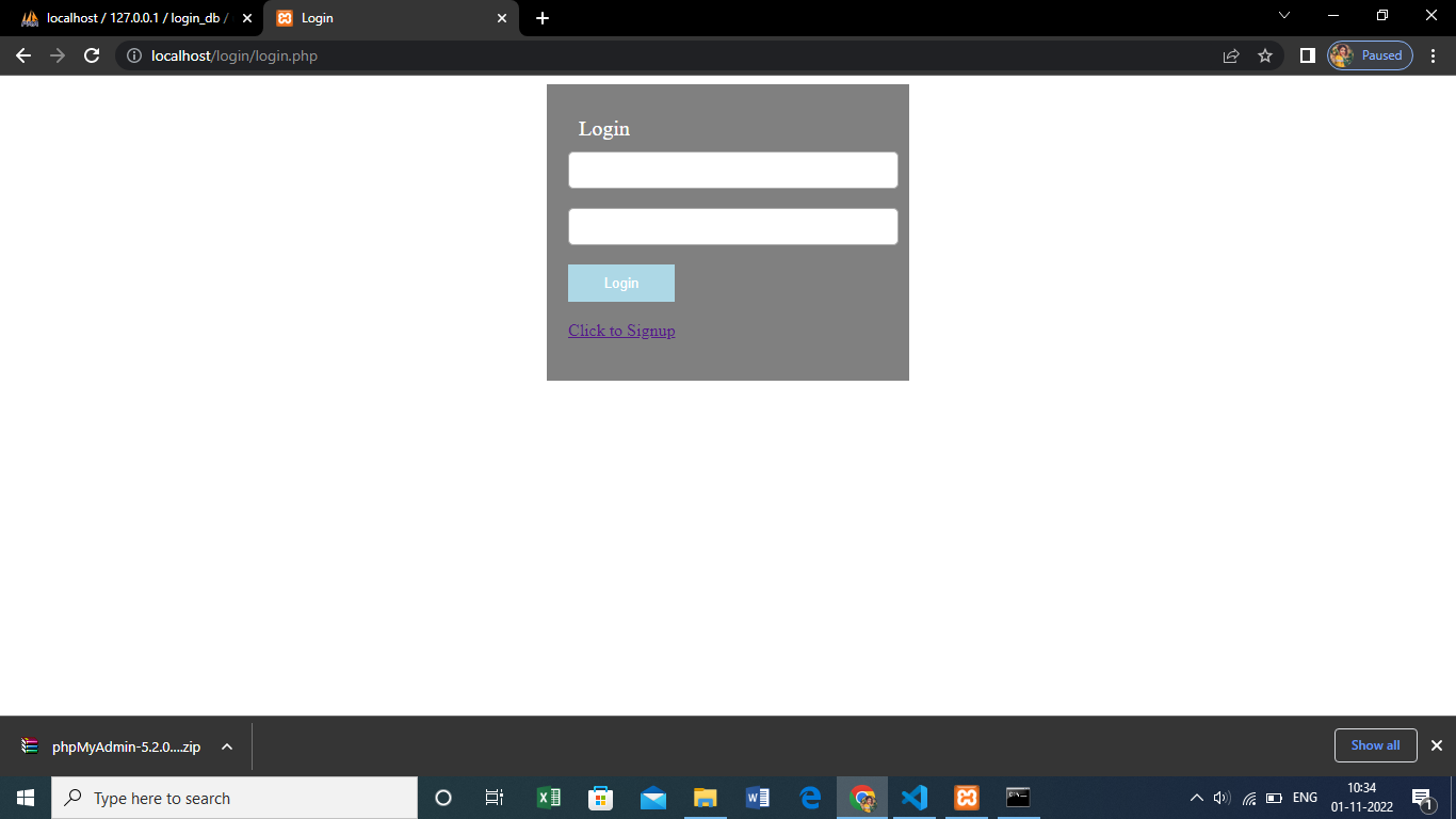 GitHub - SOUNDARYA-RK/loginPage