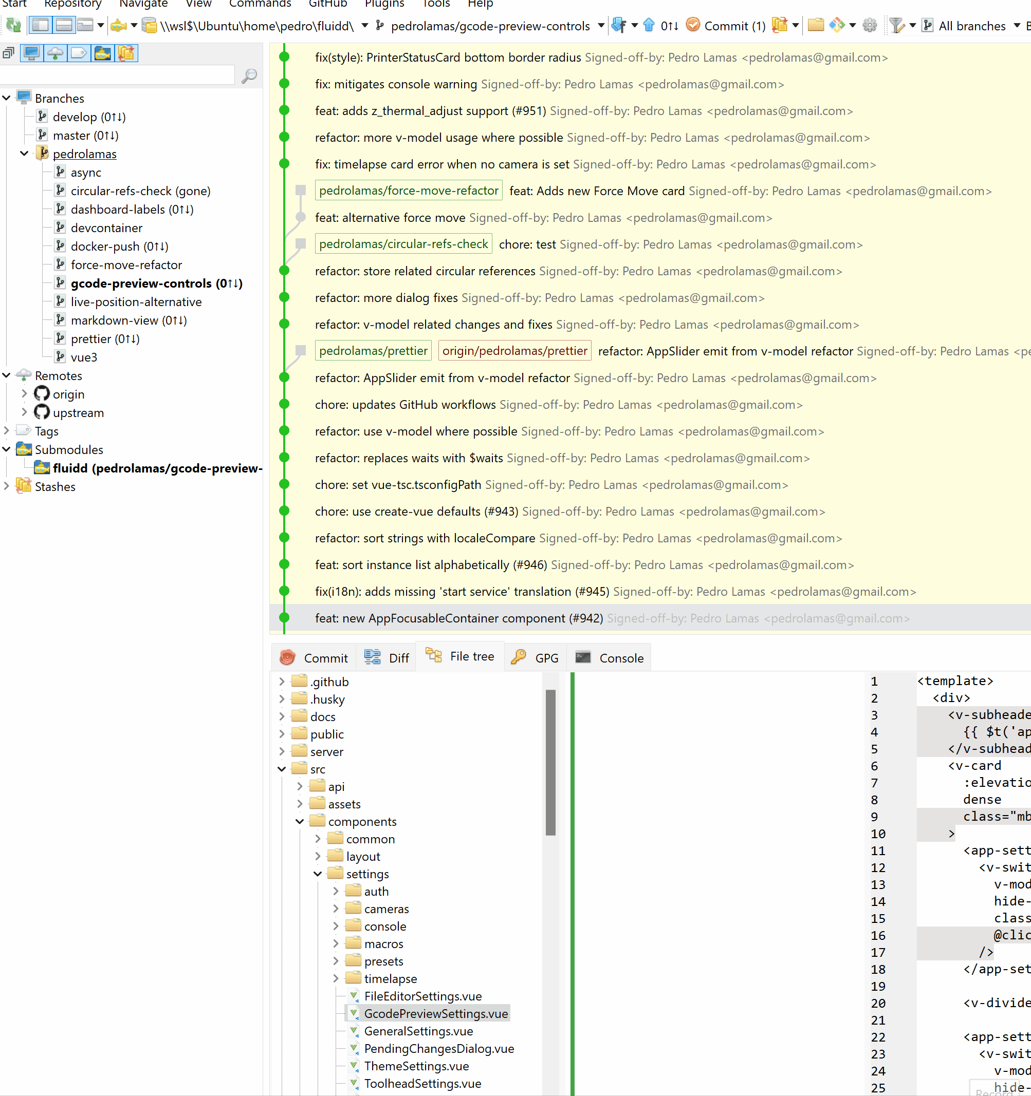 File History of repo root items in \\wsl$ works, but fails for non-root items · Issue #10479 ...