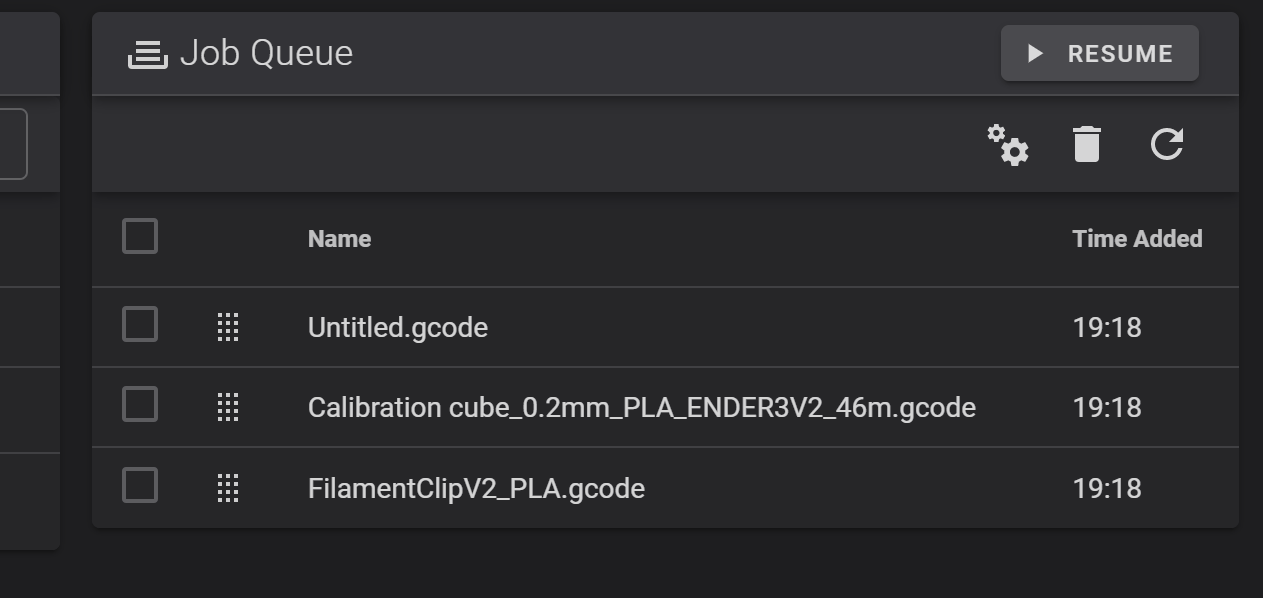 Allow re-ordering of job queue entries · Issue #382 · Arksine/moonraker ...