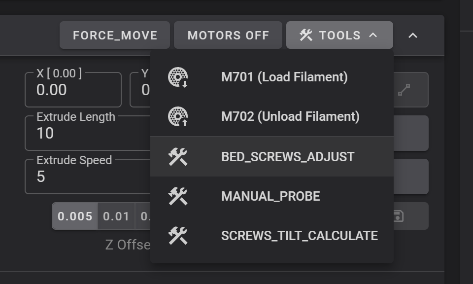 [FR] Ability to expose native Klipper commands as buttons · Issue #1214 · fluidd-core/fluidd ...