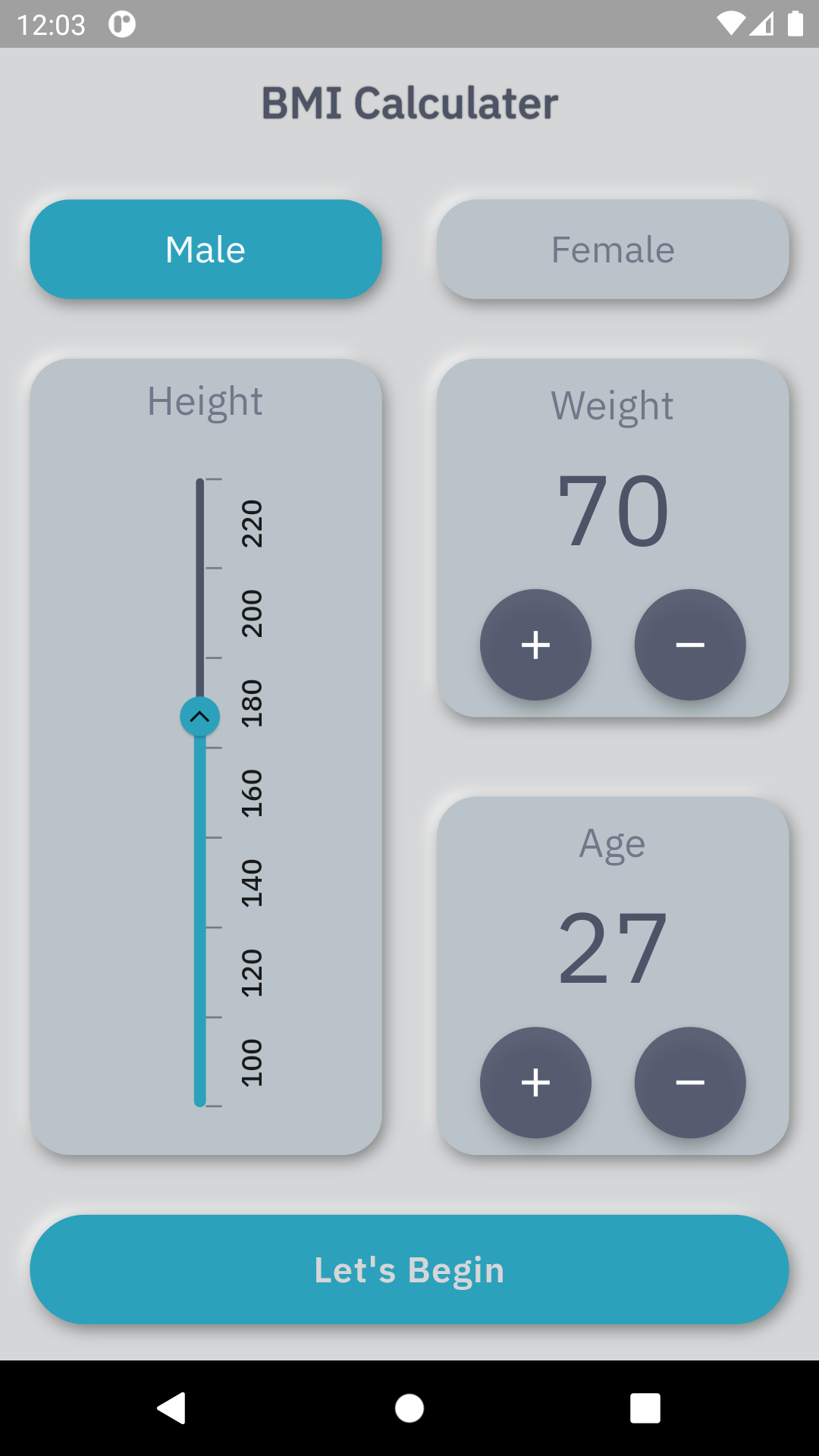 GitHub - srckto/BMI-app-flutter
