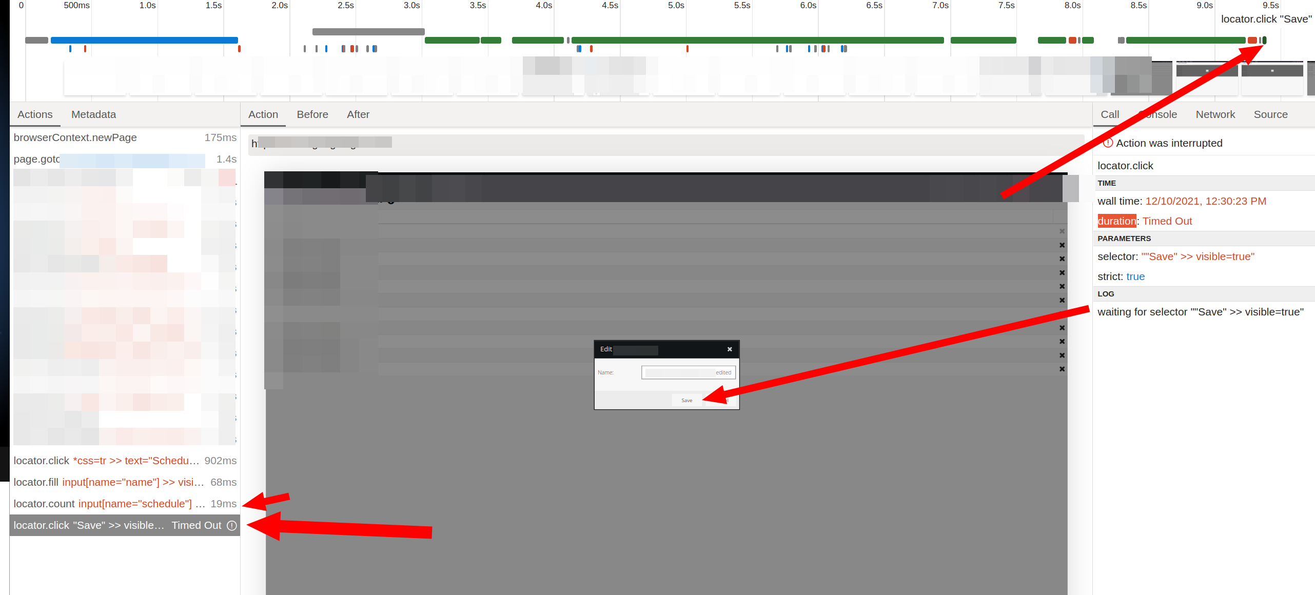 [Question] locator.click - Timed out even if only run for a millisecond? · Issue #10856 ...