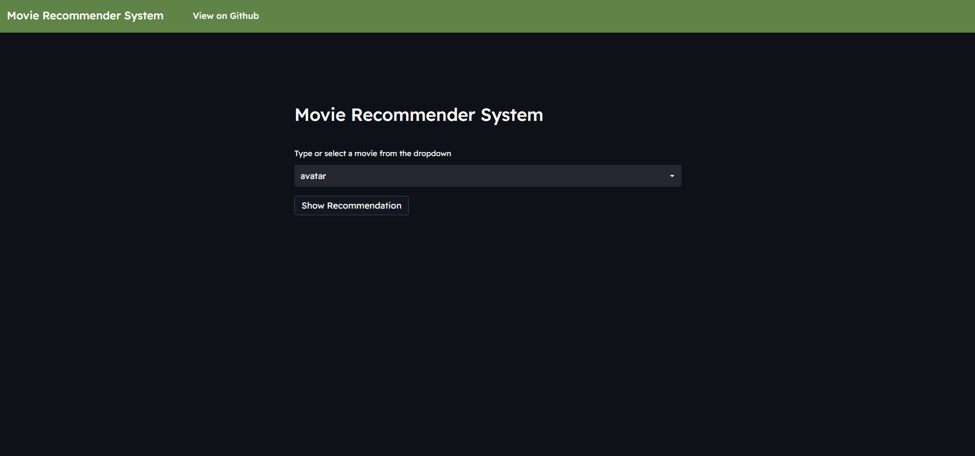 GitHub - Suraj1089/Movie-Recommendation-System: Movie-Recommendation-System using python Streamlit