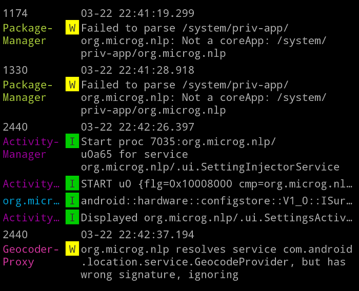 UnifiedNLP not registered in Omnirom 8.1.0 · Issue #149 · microg/UnifiedNlp · GitHub