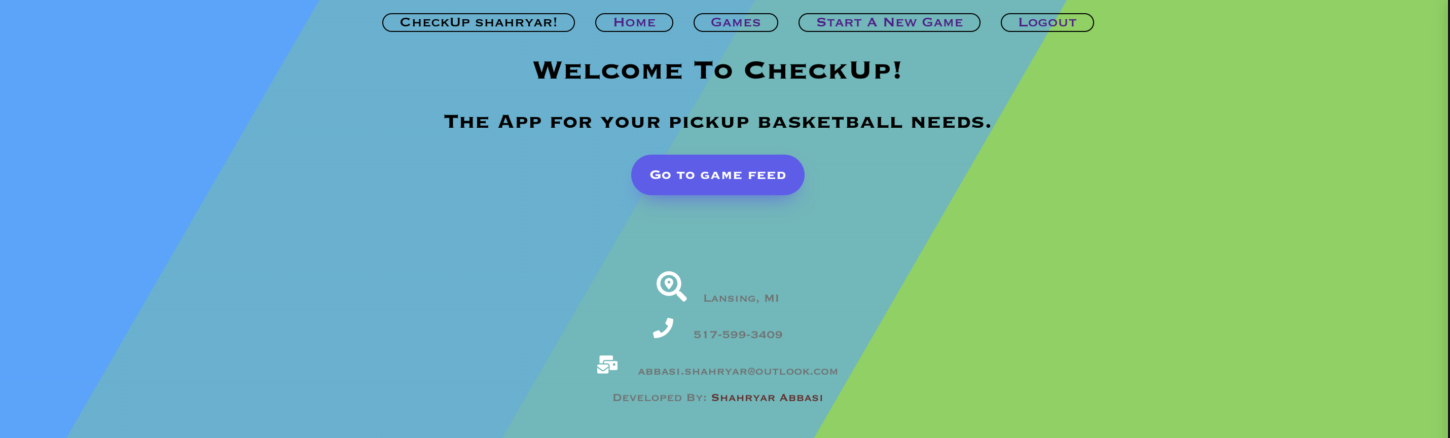 GitHub - ShahryarAbbasi/CheckUp