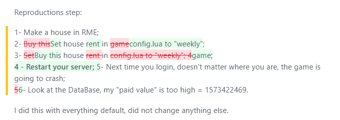 Bug related to house. Game crash! · Issue #67 · opentibiabr/otservbr ...