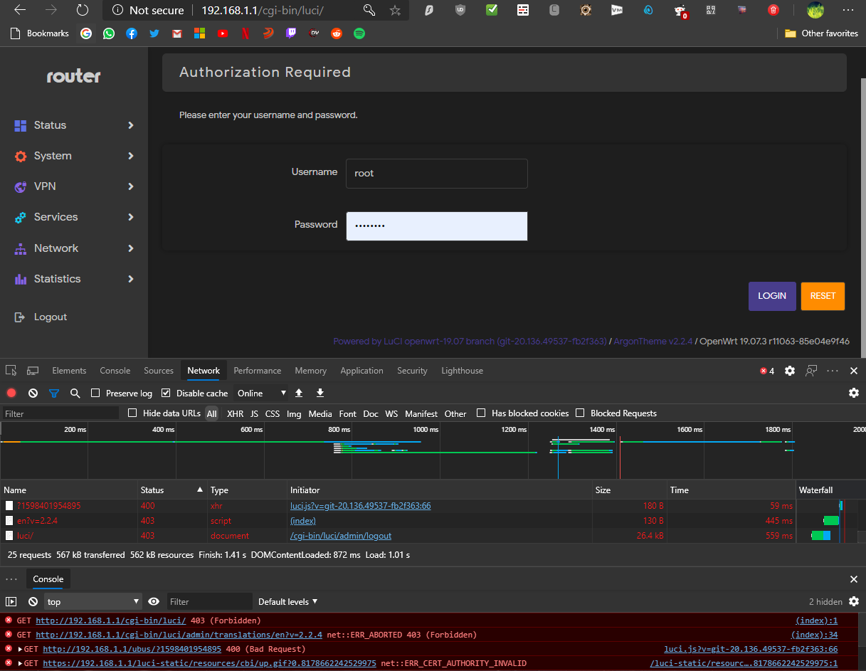 Login page not working · Issue #114 · jerrykuku/luci-theme-argon · GitHub