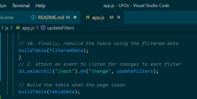 GitHub - umasivakumar232/UFOs: Using Javascript, HTML & CSS to create a webpage