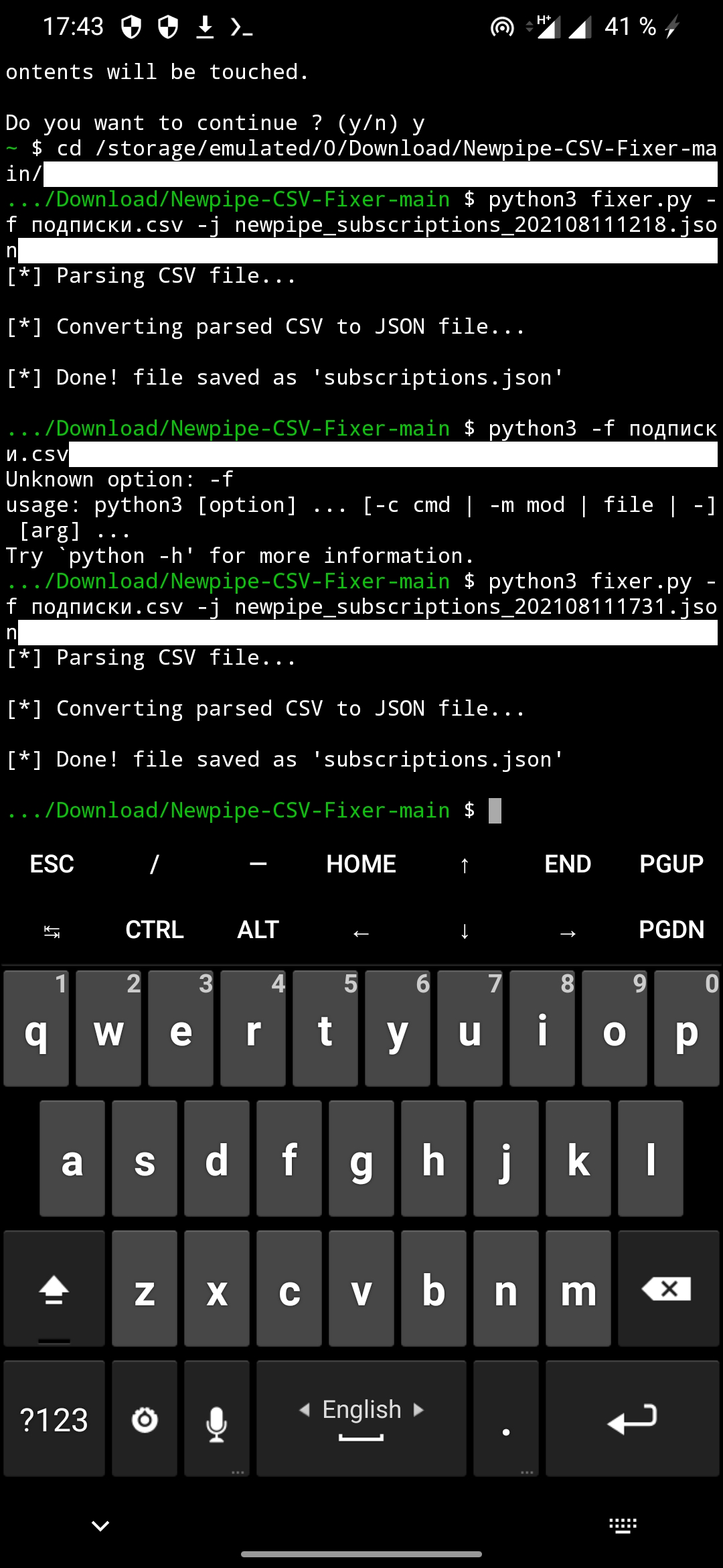 Convert Your Subscriptions Csv File Into A Valid Json For Newpipe 