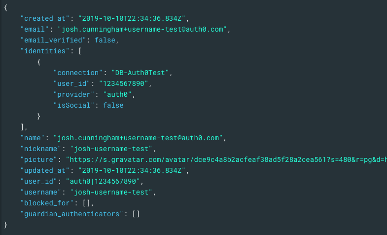 Storing username & timezone using CustomUserRepository and Auth0 custom ...